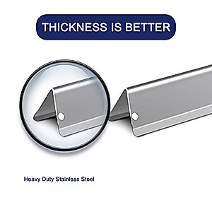 Replacement Flavorizer Bars for Weber 66796, 91611, Weber Genesis II 610, Genesis II LX 640,Genesis II 600 Series, Heat Deflectors Stainless Steel Kits Flavor Bar