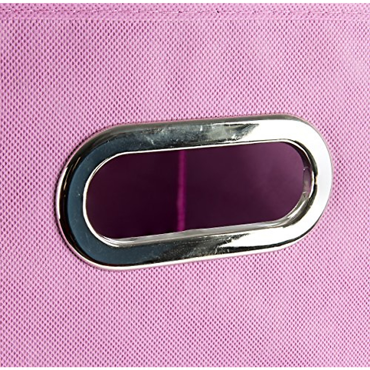 Folding Laundry Basket, Solid Pink with Handles – High-Strength Polymer Construction – Folds for Easy Storage and Transportation