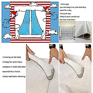 Cartoon Blue Window Backdrops for Photography Kids Birthday Party Background 5x3ft Blue Red Kite Striped Kids Party Backdrop Boys Girls 1st Birthday Decorations Cake Table Banner Photo Booth Props