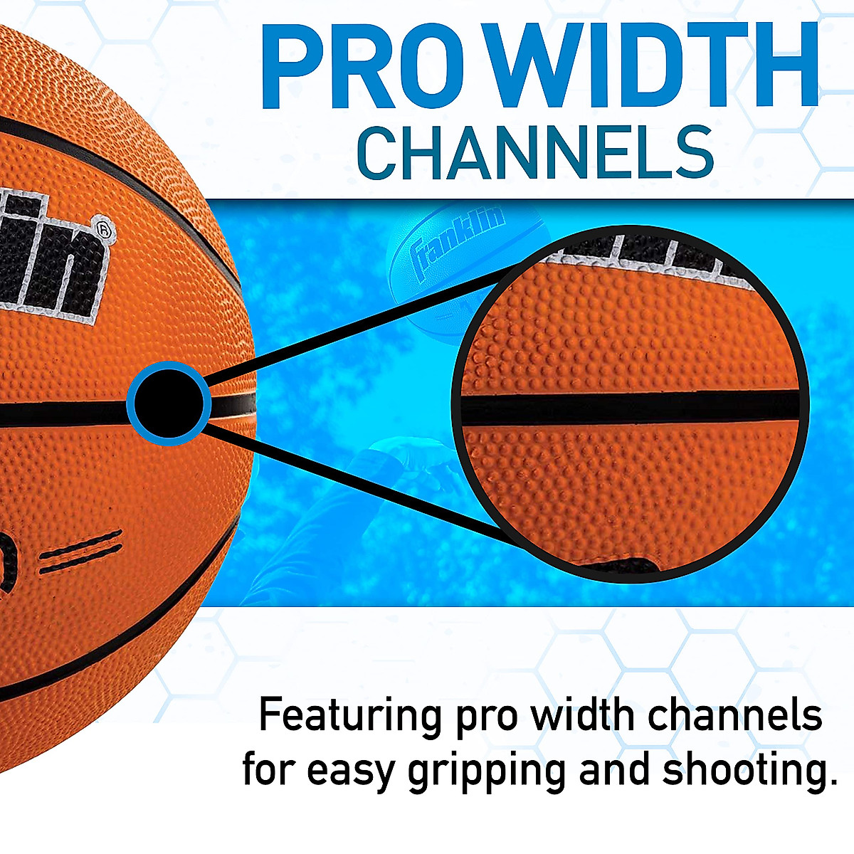 Franklin Sports Grip-Rite 100 Basketball (Intermediate B6)