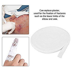 Salmue 10M Fix Net Tubular Bandage Elastic Net Dressing Breathable Tubular Gauze Stretch Bandage First-aid Dressing Wrap Retainer for Wrist Forearm Elbow Wound Dressing's Restraint (3#)