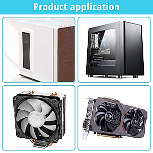 280mm x 140mm Computer Case Fan Dust Filter PC Mesh Filter Cover Grills with Magnetic Frame, Black Color (2 Pcs)