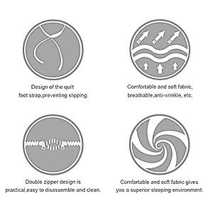 DragonBtu Red Cat 3 Piece with 2 Pillow Shams Comfortable Print Bedding Set Soft Comforter Cover Set for Women Girl