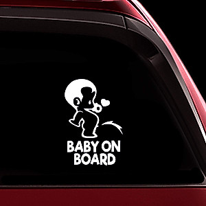 Baby on Board Sign Car Window Sticker - Carlos from The Hangover & Peeing Boy Design Bundle
