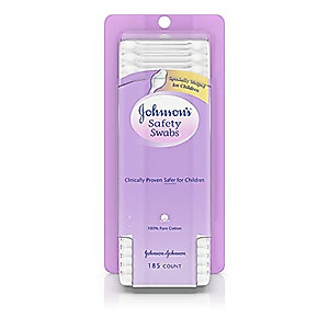 Johnson's Baby Safety Swabs 185 Each