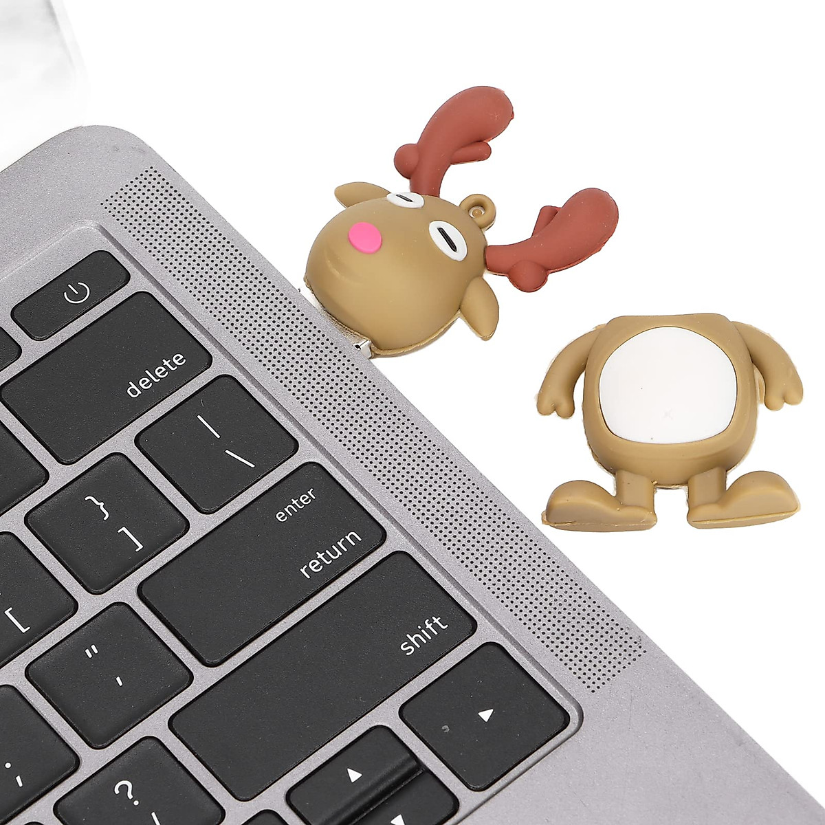 Kafuty-1 Christmas Elk USB Flash Drive,2GB-128GB Memory Stick Storage Thumb Pen Drive,Portable Christmas Novelty USB Flash Drive, for Family,Friends,Students,etc.(32G)