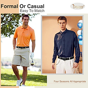 JASGOOD Tactical Heavy Duty Reinforced Nylon Belt for Men Adjustable Military Webbing Belt Strap with Metal Buckle (Pants Size Below 42 Inches, 2-Black)