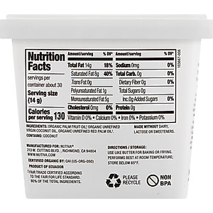Nutiva Organic Shortening, Original, 15 oz
