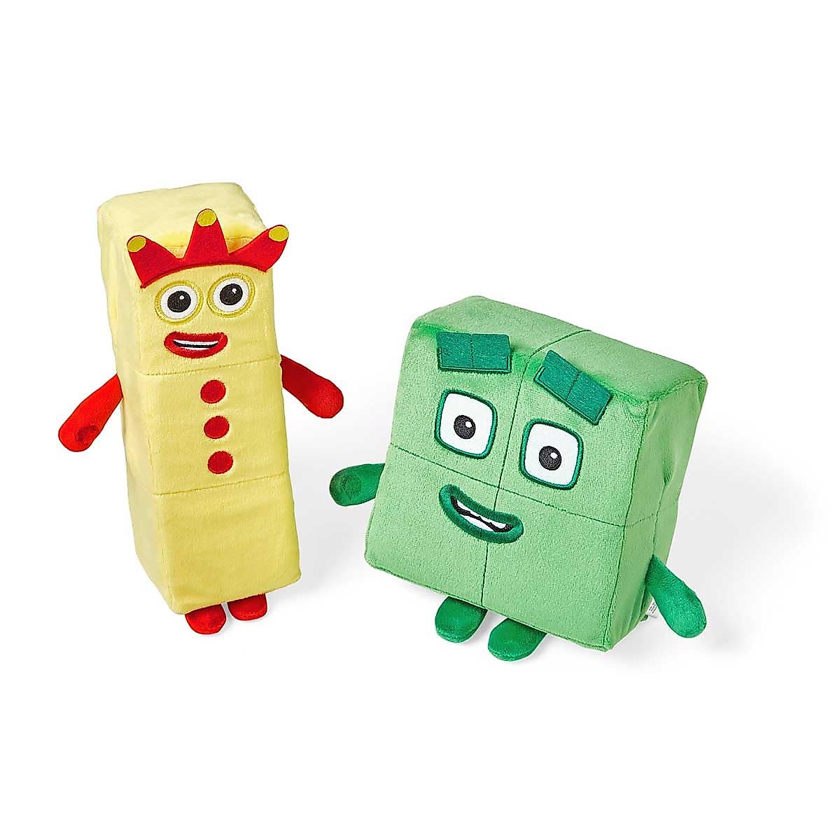 Learning Resources Numberblocks Three and Four Playful Pals, Cuddly Numberblocks Three and Four Plush Toys, Numberblocks Plush Girls and Boys, Soft Toys for Toddlers 1-3, Ages 18 Months+