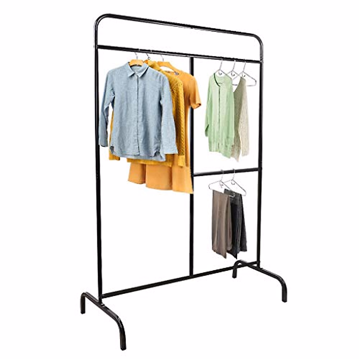 MXIAOXIA Clothes Hanger Coat Rack Floor Hanger Storage Wardrobe Clothing Drying Racks Indoor Balcony Clothes Rack Hanger
