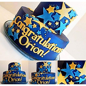 Fondant Cutter 13pcs/ Set, Geometric MultiCutters for Cake Design - Round Square Oval Heart - Small, Medium & Large Size