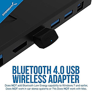 SABRENT USB Bluetooth 4.0 Micro Adapter for PC [v4.0 Class 2 with Low Energy Technology] (BT UB40)