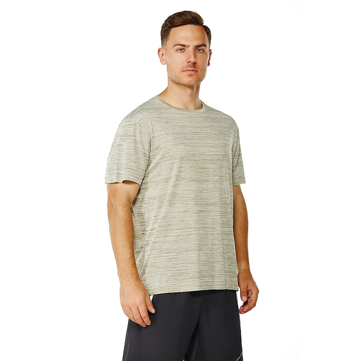 GRAMVAL Men's Crew T-Shirt,Light Weight Dry-Fit Moisture Wicking Active Athletic Performance