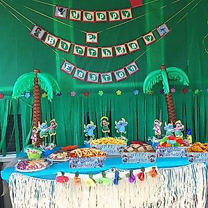 Stitch Birthday Decorations - 24pcs Stitch Party Paper Food Trays, Stitch Theme Party Paper Trays for Lilo and Stitch Birthday Party Decorations