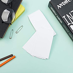 100 Pack White Kraft Small Coin Envelopes Self-Adhesive Seed Envelopes Mini Parts Small Items Stamps Storage Packets Envelopes for Garden, Office or Wedding Gift (2.25"×3.5")