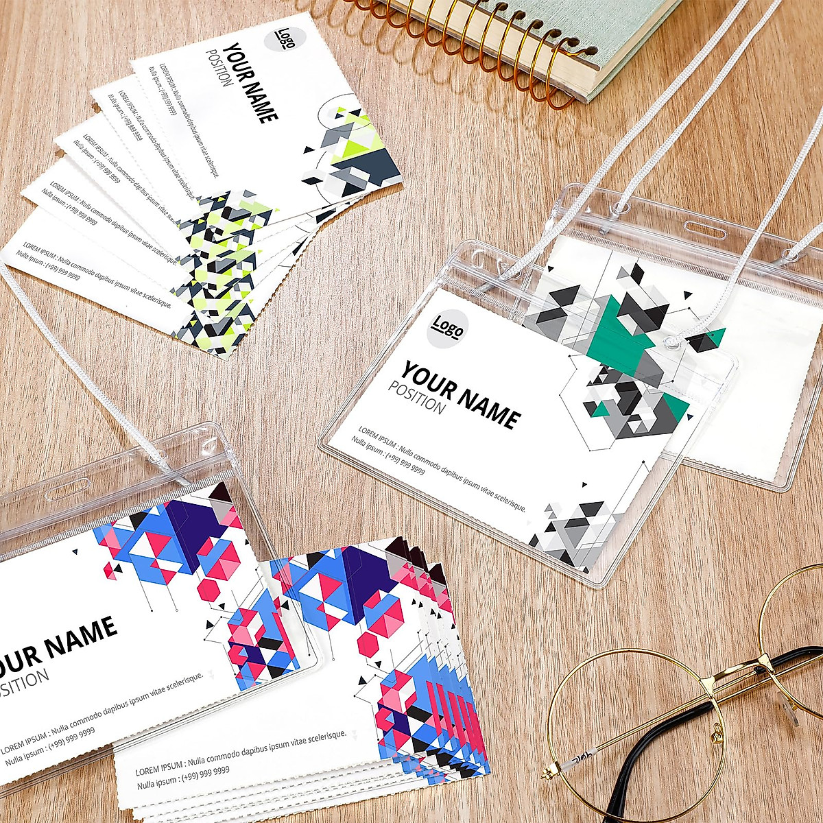 1200 Pcs Blank Printable Business Cards, 3 x 4, Perforated Cards Stock Paper for Inkjet and Laser Printers for School, Office, Party (6 up Each Page)