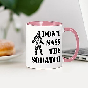 CafePress Dont Sass The Squatch Mug Ceramic Coffee Mug, Tea Cup 11 oz