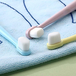 EasyHonor Baby Toothbrush & Toddler Toothbrush for Age 4-12 Years Old, Extra Soft Toothbrush with 10000 Soft Floss Bristle for Baby Gum Care. (6Pcs)