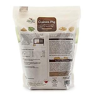 Manna Pro Guinea Pig Feed | with Vitamin C | Complete Feed for Guinea Pigs | No Artificial Colors or Flavors | 5 lb