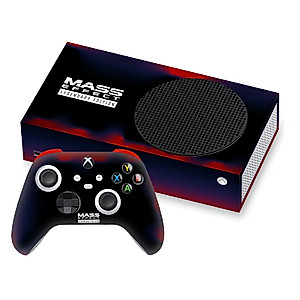Head Case Designs Officially Licensed EA Bioware Mass Effect Logo Legendary Graphics Vinyl Sticker Gaming Skin Decal Cover Compatible With Xbox Series S Console and Controller Bundle