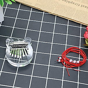 8 Key Mini Kalimba Piano Pendant Gift Marimba Musical good accessory exquisite Finger Thumb