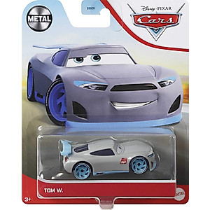 Disney Car Toys and Pixar Cars Tom W. Miniature Collectible Racecar Automobile Toys Based on Cars Movies for Kids Age 3 and Older Multicolor