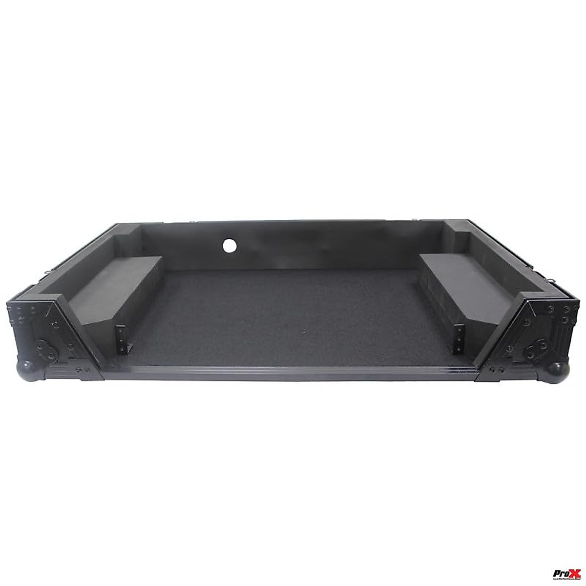 ProX Flight Case for Pioneer DDJ-1000 & DDJ-1000 SRT Digital Controller with Durable Rubber Wheels - Black on Black Design - XS-DDJ1000-WBL