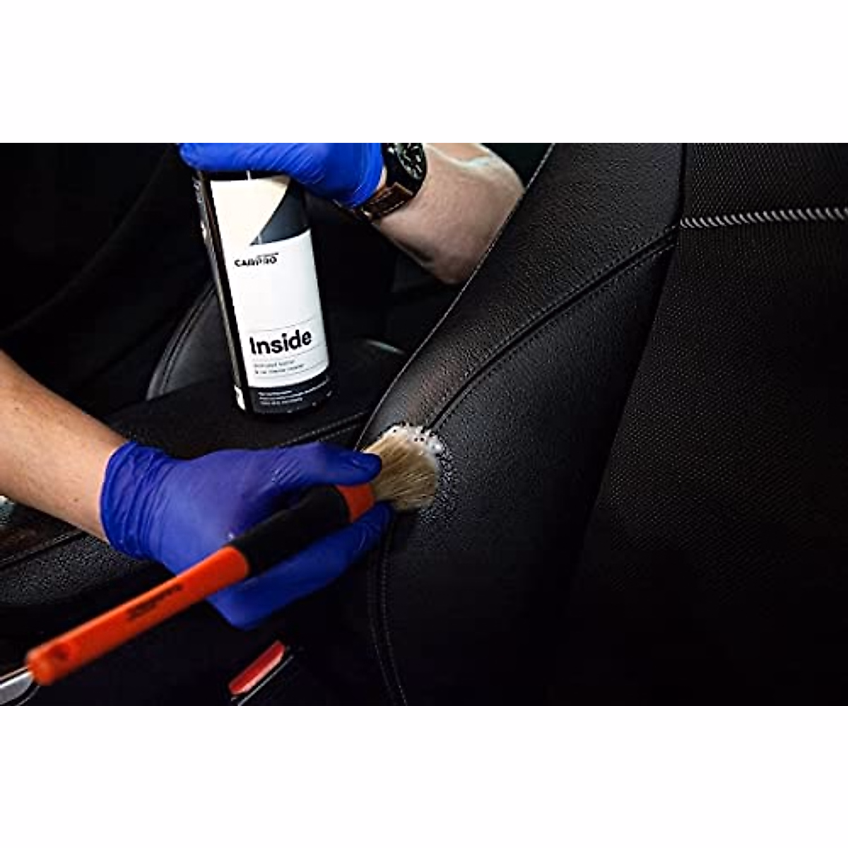 CARPRO Inside - Clean Car Vinyl, Plastic, Finished Leather and Remove Dirt, Sweat, Oils from Interior Surfaces - 500mL (17oz)