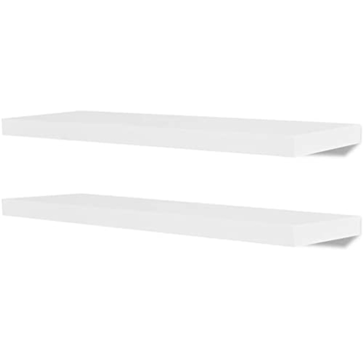 vidaXL 2X Storage Cube Floating Shelves Matte White Hanging Wall Mount Display