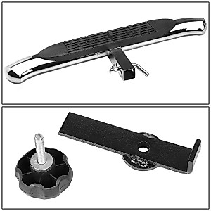 DNA MOTORING HITST-2-4O-111-SS-T1 Class III 4" Oval Hitch Step,Silver