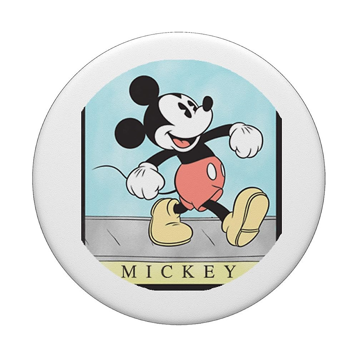 Disney Mickey Mouse On A Stroll PopSockets Stand for Smartphones and Tablets PopSockets Standard PopGrip