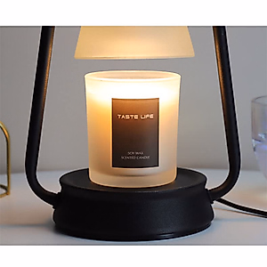 Candle Warmer Lamp - With Timer & 2 Bulbs, Electric Scented Wax Jars Melter, Warmers For Jar Candles, Heater Lamps For Candle Warming, Warm Heat Melt Candle Saver, Cute Night Light Candle Warmer.