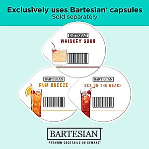 bev by BLACK+DECKER Cocktail Maker Machine and Drink Maker for Bartesian capsules (BEHB101)