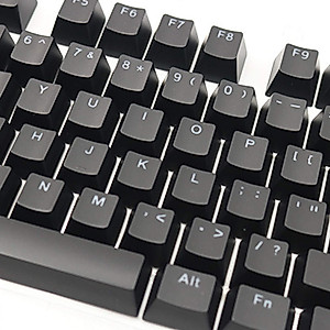 104Keys Keycap Set Double Color Backlight Key Cover for Cherry MX Mechanical Keyboard Gaming Keyboard Black Red