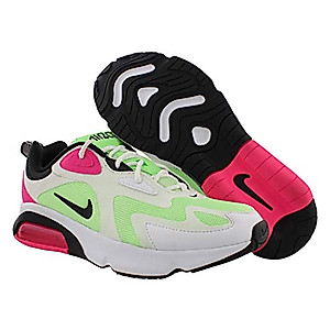 Nike Women's Air Max 200 White/Black-Hyper Pink (CJ0629 100) - 6.5