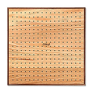 Olikraft Handcrafted Wooden Blocking Board - Excellent Gifts for Knitting Crochet and Granny Squares Lovers - Full Kit with 50 4-inches Stainless Steel Rod Pins, Stand Included (8 inches)