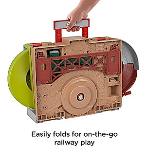 Thomas & Friends Sodor Take-Along Train Set for Kids with Diecast Push-Along Thomas Engine for Preschool Kids Ages 3 Years & Up