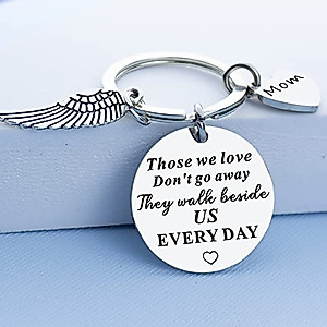 Grieving Mother Gifts Mom Memorial Gifts Keychain for Loss Of Mom Mother Sympathy Gifts for Loss Of Mom Loved One Father Grandma Papa Grieving Mother Gifts Passing Away Funeral Gifts for Mom Key Ring