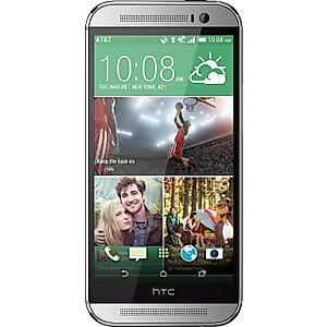 HTC One M8, Glacial Silver 32GB (AT&T)