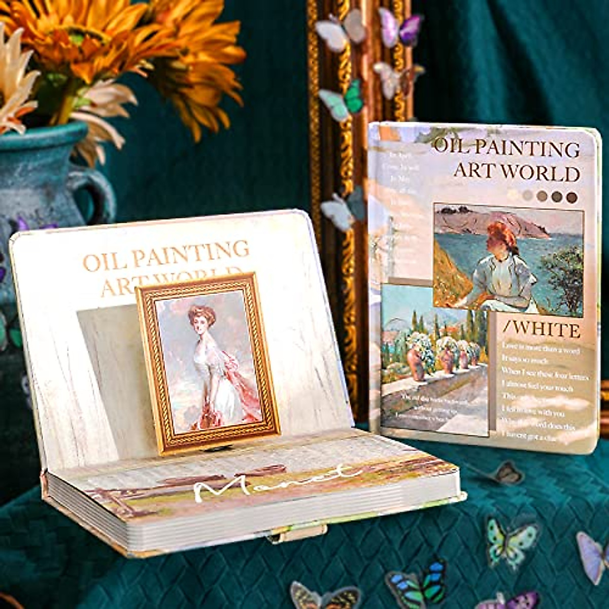 Aromoty Vintage Oil Painting B6 Notebook