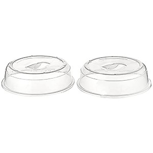 Panasonic Oven with Cyclonic Wave Inverter Technology, 1250W, 2.2 cu.ft. Countertop Microwave (Stainless Steel/Silver), Stainless & Nordic Ware Splatter Microwave Cover, 10-Inch (Pack of 2), Clear