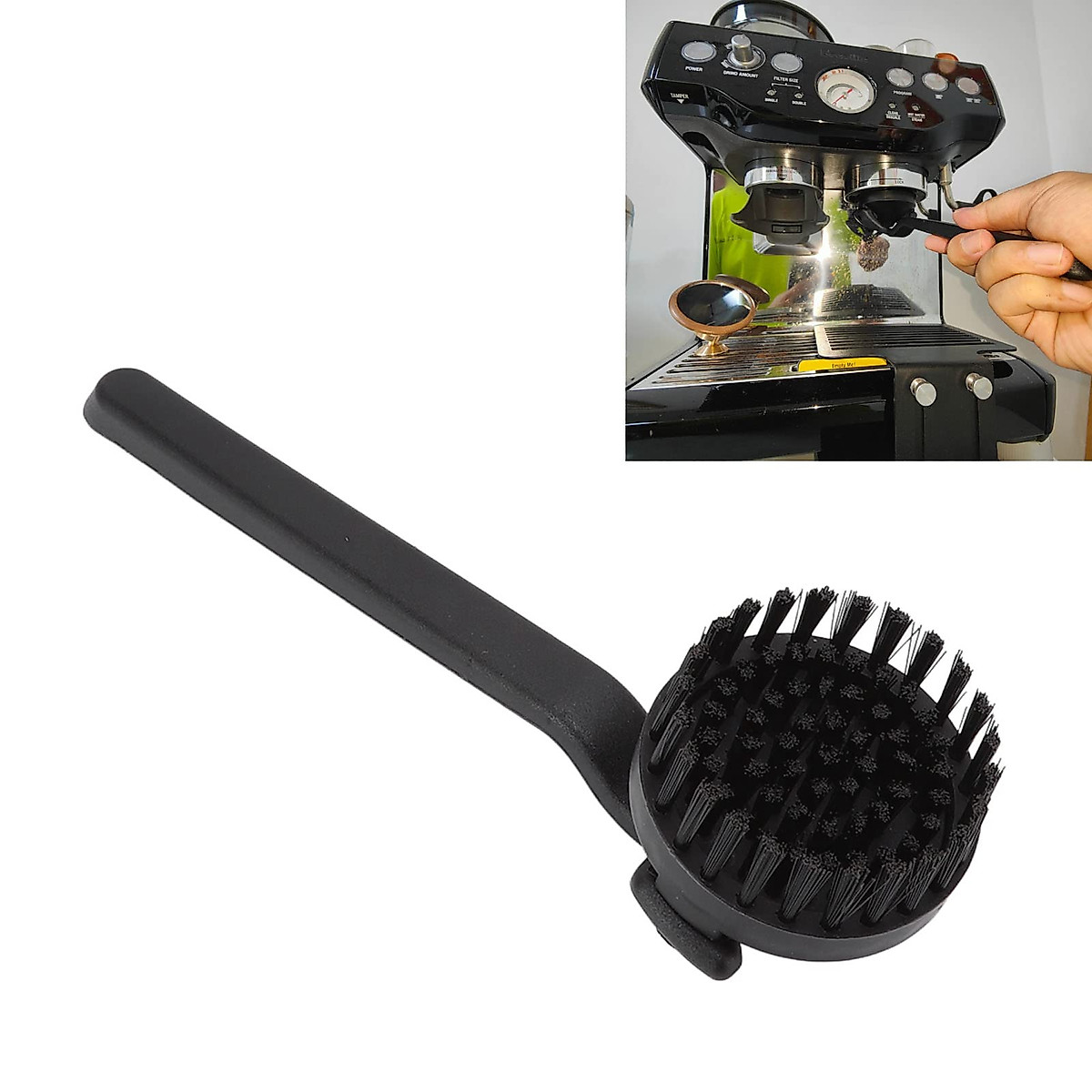 Aqur2020 51mm 54mm Detachable High Pressure Steam Coffee Machine Grouphead Brushush, Household Coffee Cleaner Brush, Coffee Cleaner Brush Coffee Espresso Machine