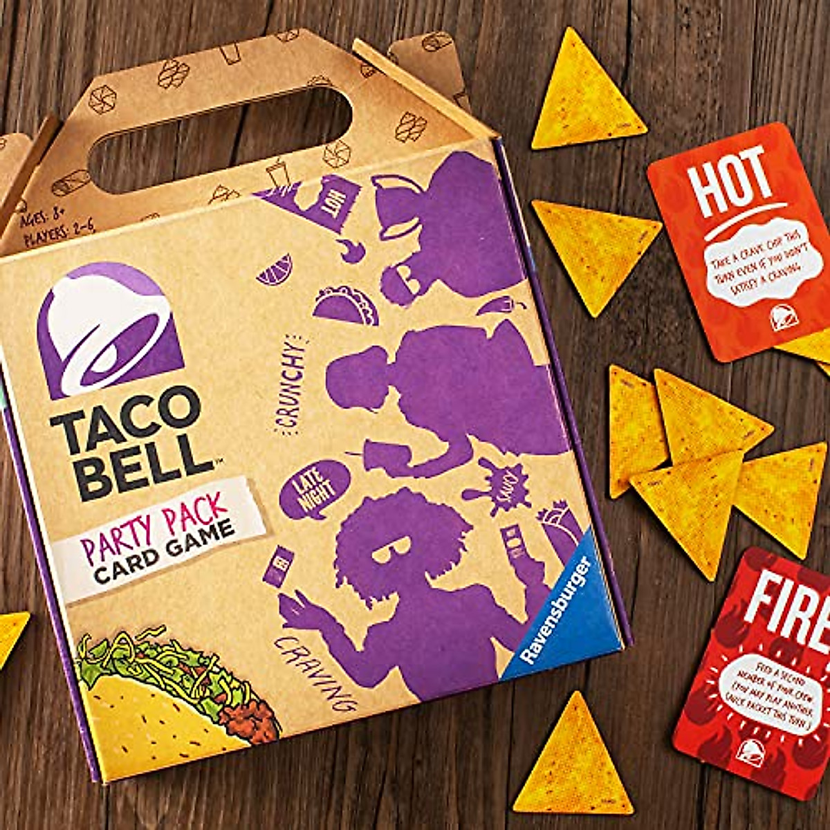 Ravensburger Taco Bell Party Pack Card Game for Ages 8 & Up – A Fun and Fast Party Card Game