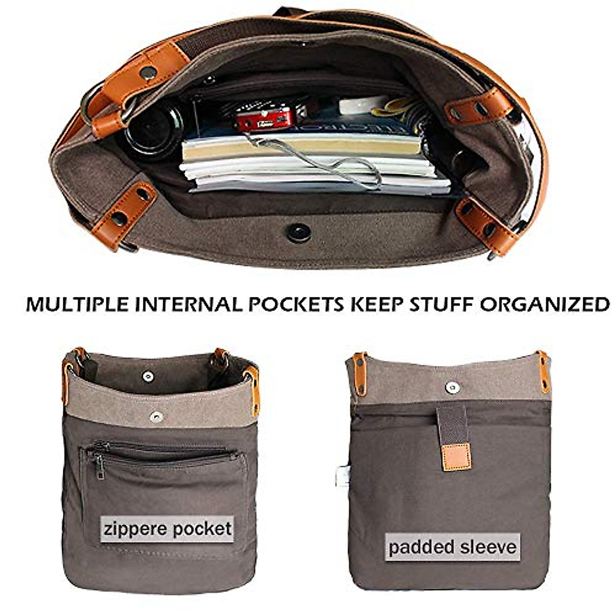 Tote Bag for Women Canvas Shoulder Handbag Casual Hobo Bag Convertible Backpack