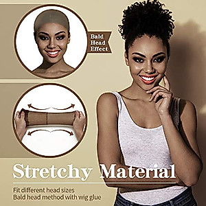 Dreamlover Wig Cap for Lace Front Wig, Stocking Cap for Wigs, 12 Pieces