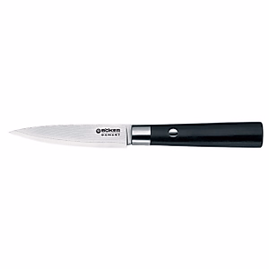 BOKER Paring Knife Damascus Black Series