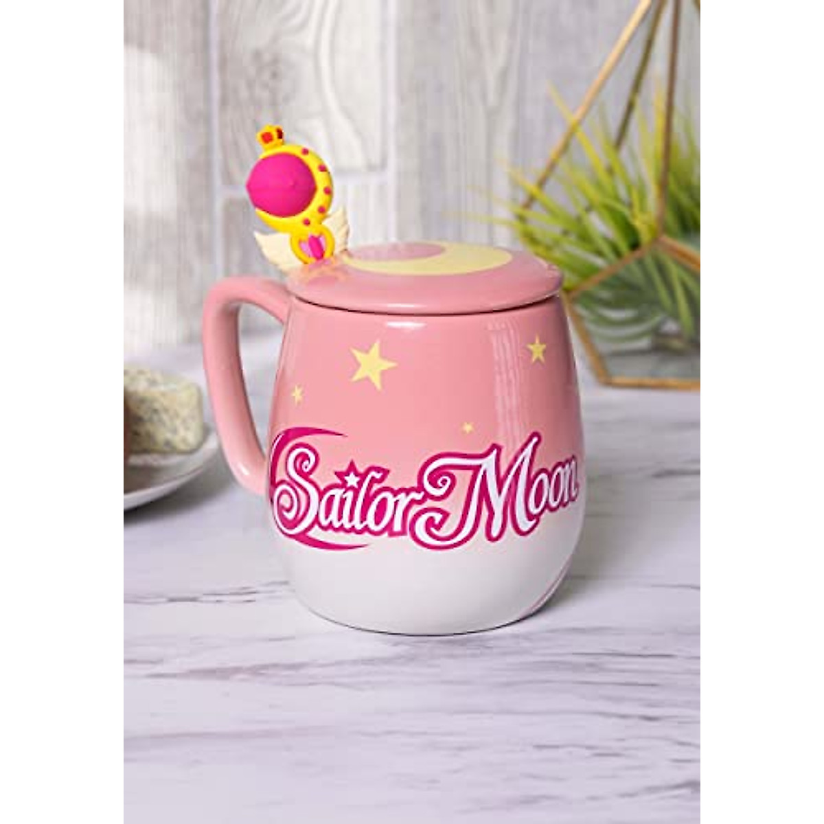 Sailor Moon 16oz Ombre Mug with Molded Spoon Standard