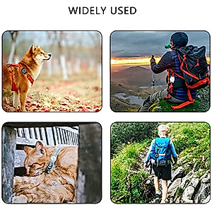 2 Pack Airtag Dog Collar Holder for Apple Airtag, Protective Airtag Case for Dog cat Collar, TPU Anti-Lost Air Tag Cover Compatible with Apple Airtag Track, Pet Collar Airtag Protector