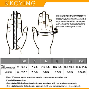 KKOYING Leather Work Gloves for Men & Women, Gardening Gloves, Reinforced Durable Cowhide Work Gloves, Puncture & Cut Resistant (Medium)