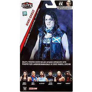 WWE MATTEL Nikki Cross Elite Collection Deluxe Action Figure with Realistic Facial Detailing, Iconic Ring Gear & Accessories